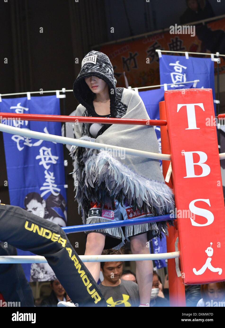 Tokyo, Japan. 24th Mar, 2014. Tomomi Takano (JPN) Boxing : Tomomi ...