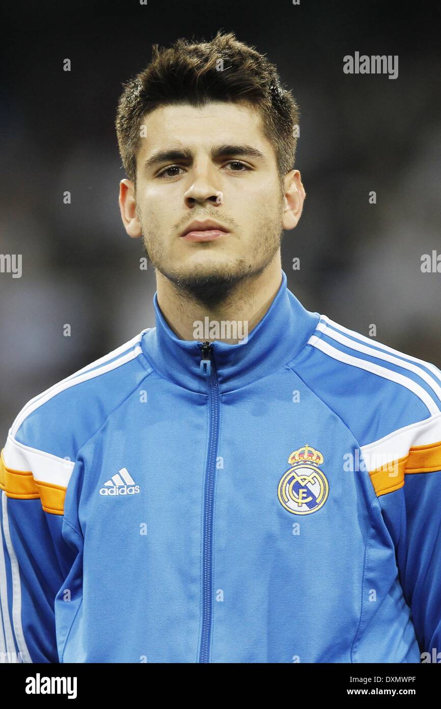 Madrid, Spain. 18th Mar, 2014. Alvaro Morata (Real) Football/Soccer ...