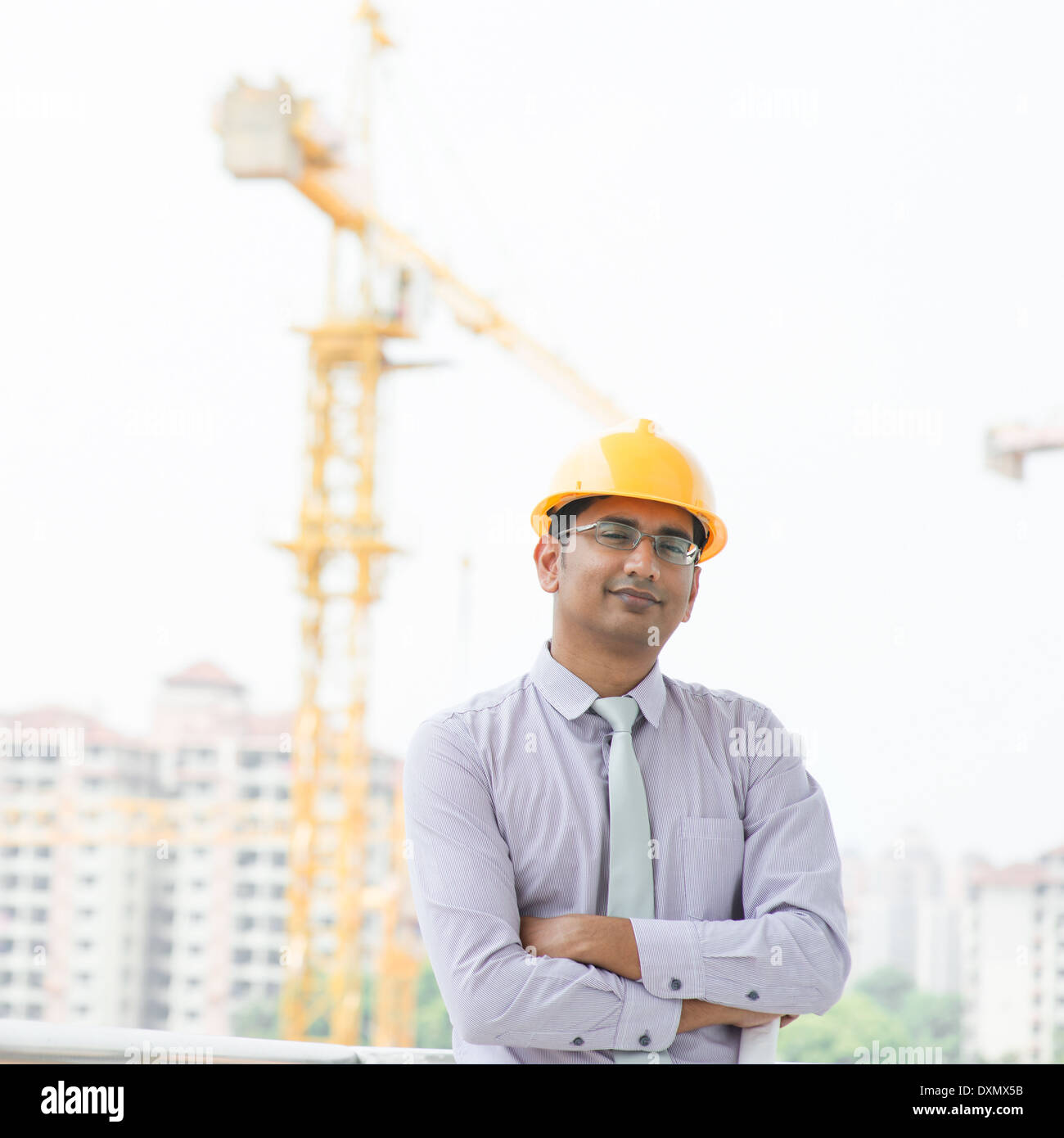 Indian civil engineer hi-res stock photography and images - Alamy