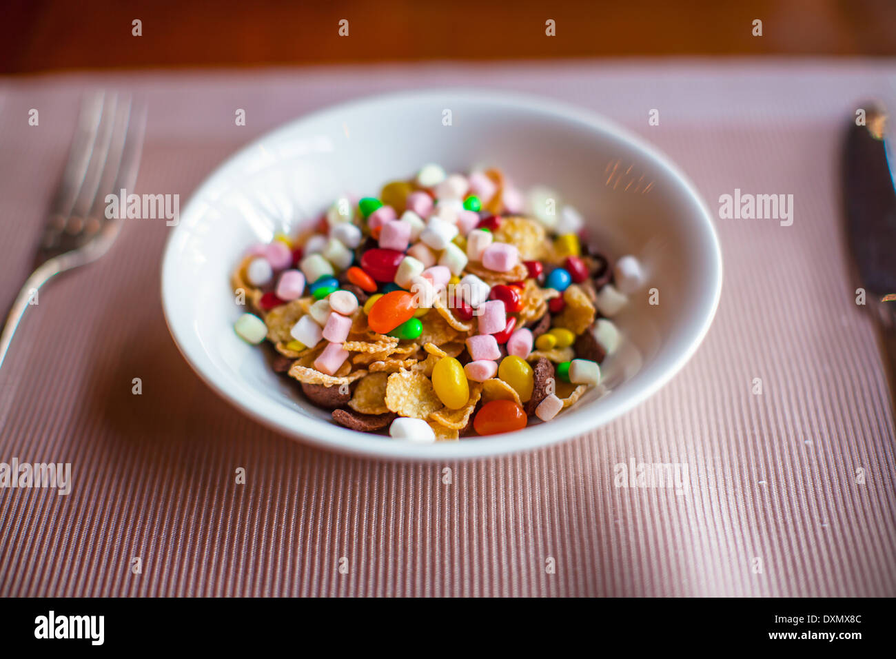 Fresh colorful granola breakfast Stock Photo - Alamy