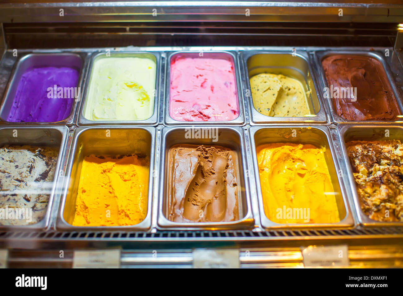 Multi flavour ice cream hi-res stock photography and images - Alamy