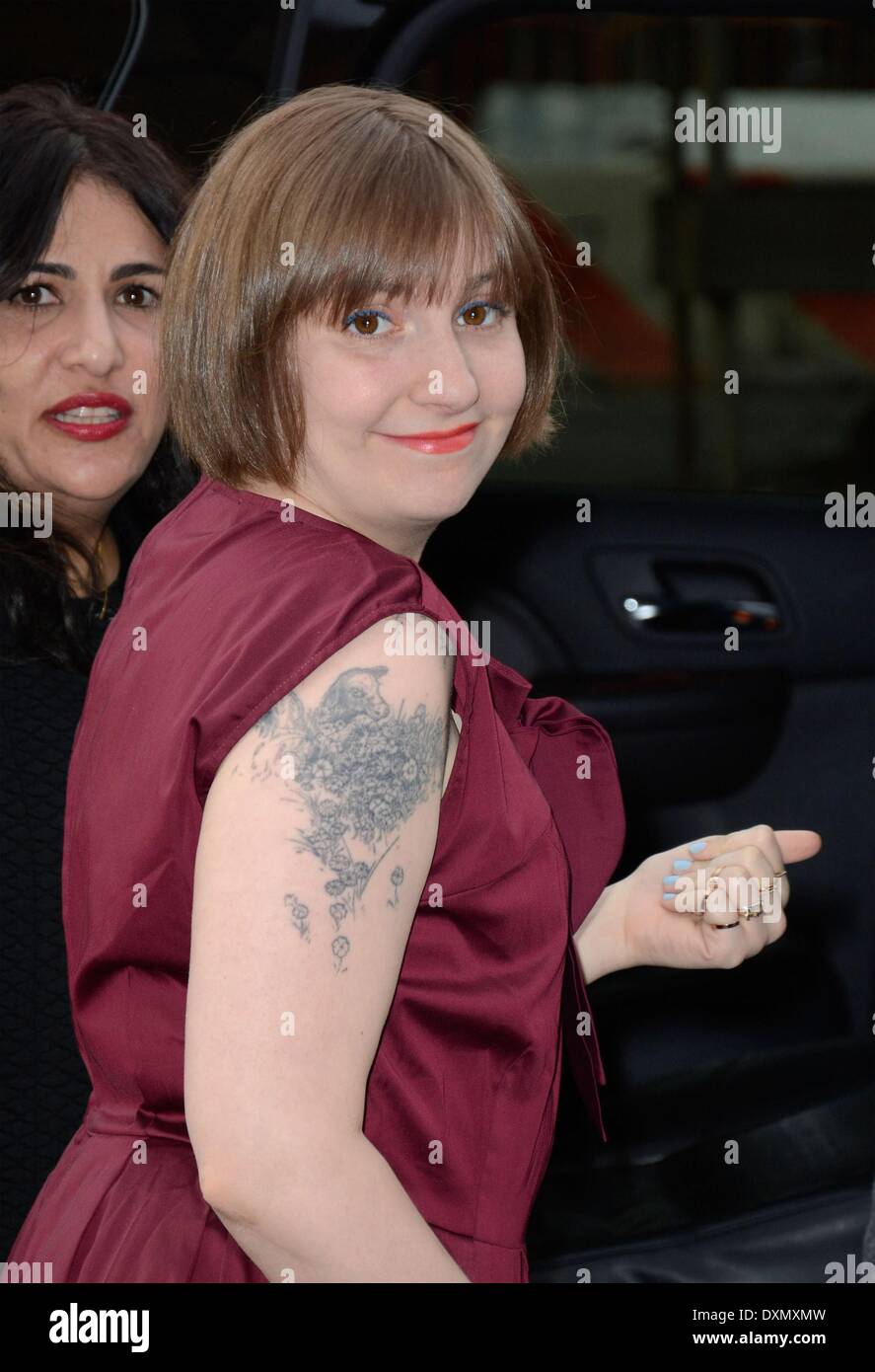 New York, NY, USA. 27th Mar, 2014. Lena Dunham at arrivals for DOM ...