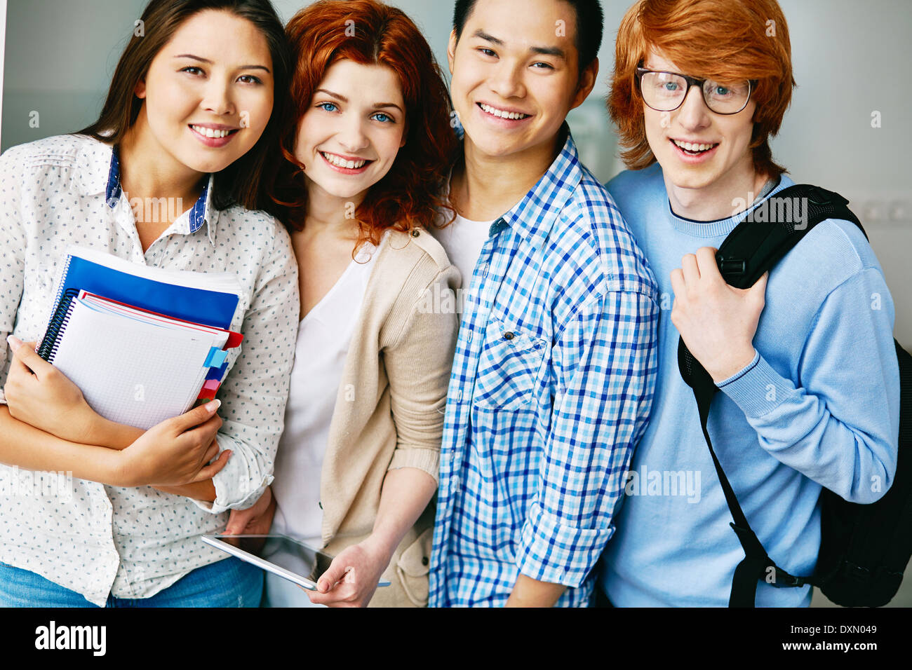 Highschool students portrait hi-res stock photography and images - Alamy