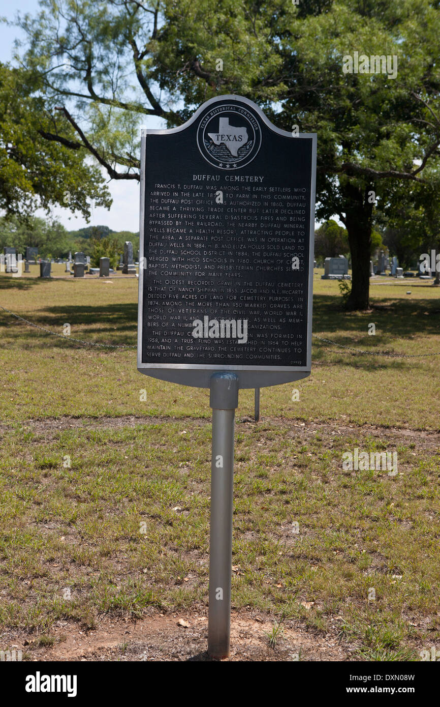 Duffau cemetery hi-res stock photography and images - Alamy