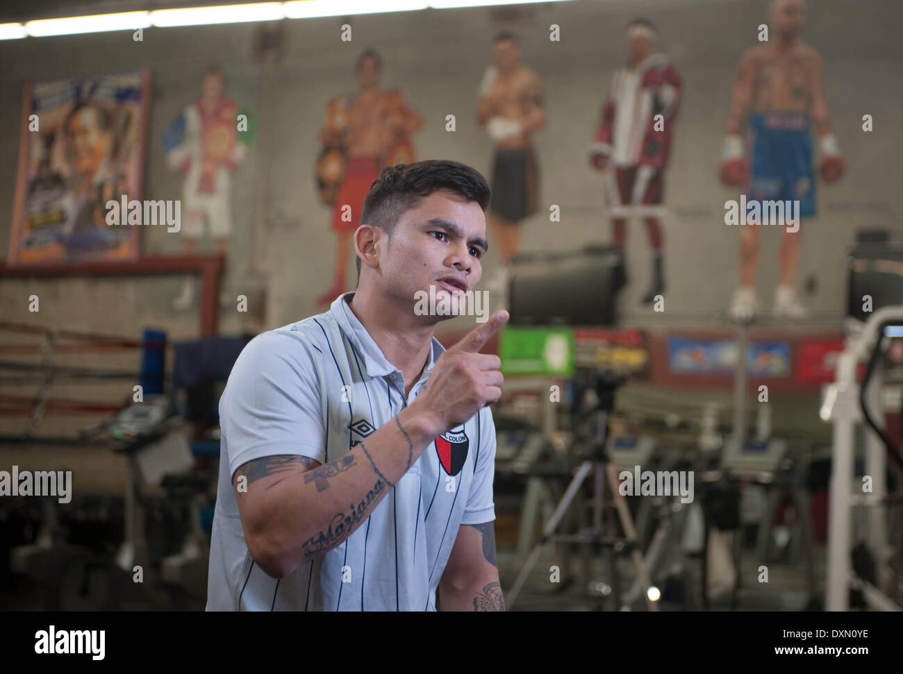 Oxnard, California, USA. 16th July, 2013. Argentinian Boxer, MARCOS ...