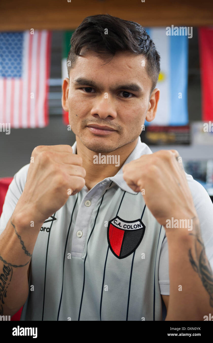 Oxnard, California, USA. 16th July, 2013. Argentinian Boxer, MARCOS ...