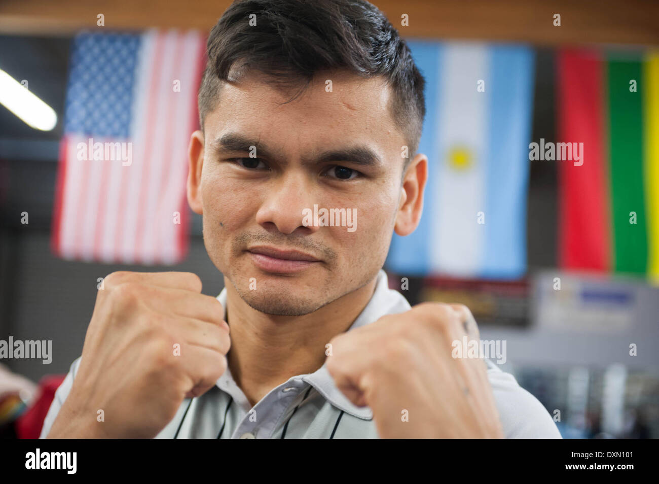 Oxnard, California, USA. 16th July, 2013. Argentinian Boxer, MARCOS ...