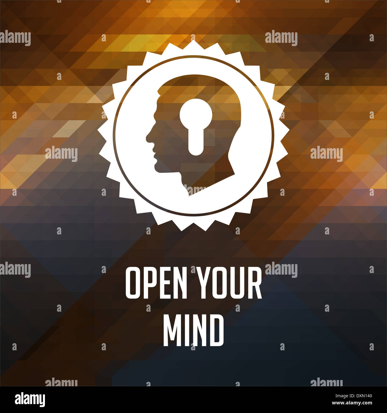Slogan mind open creative idea hi-res stock photography and images - Alamy