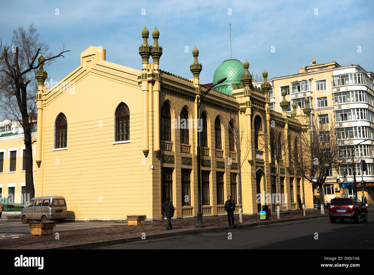 The beautiful Jewish Middle School in Harbin, China Stock Photo - Alamy