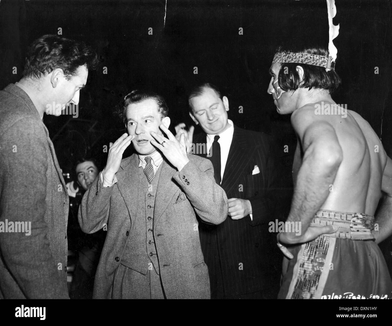 STOP PRESS GIRL Stock Photo - Alamy