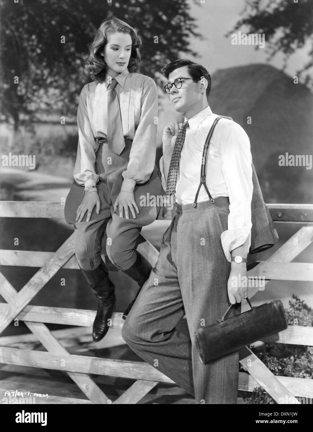 STOP PRESS GIRL Stock Photo - Alamy