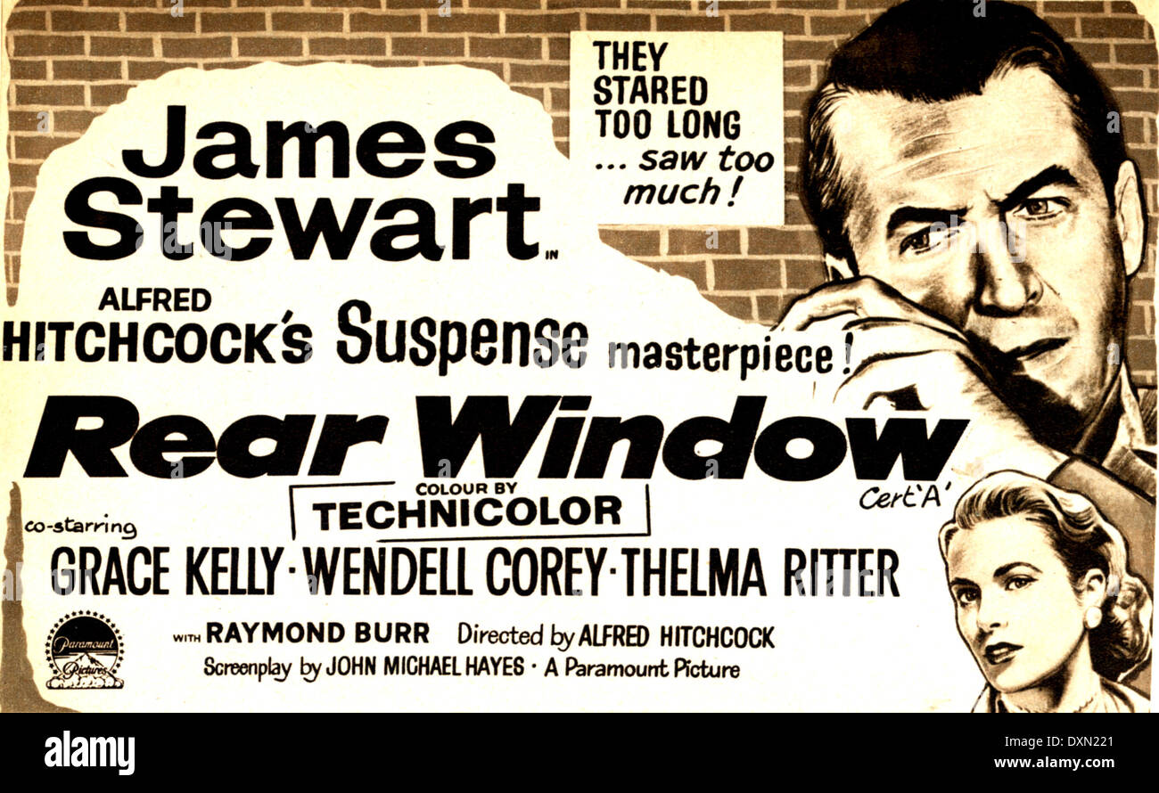 Grace kelly rear window 1954 hi-res stock photography and images - Alamy