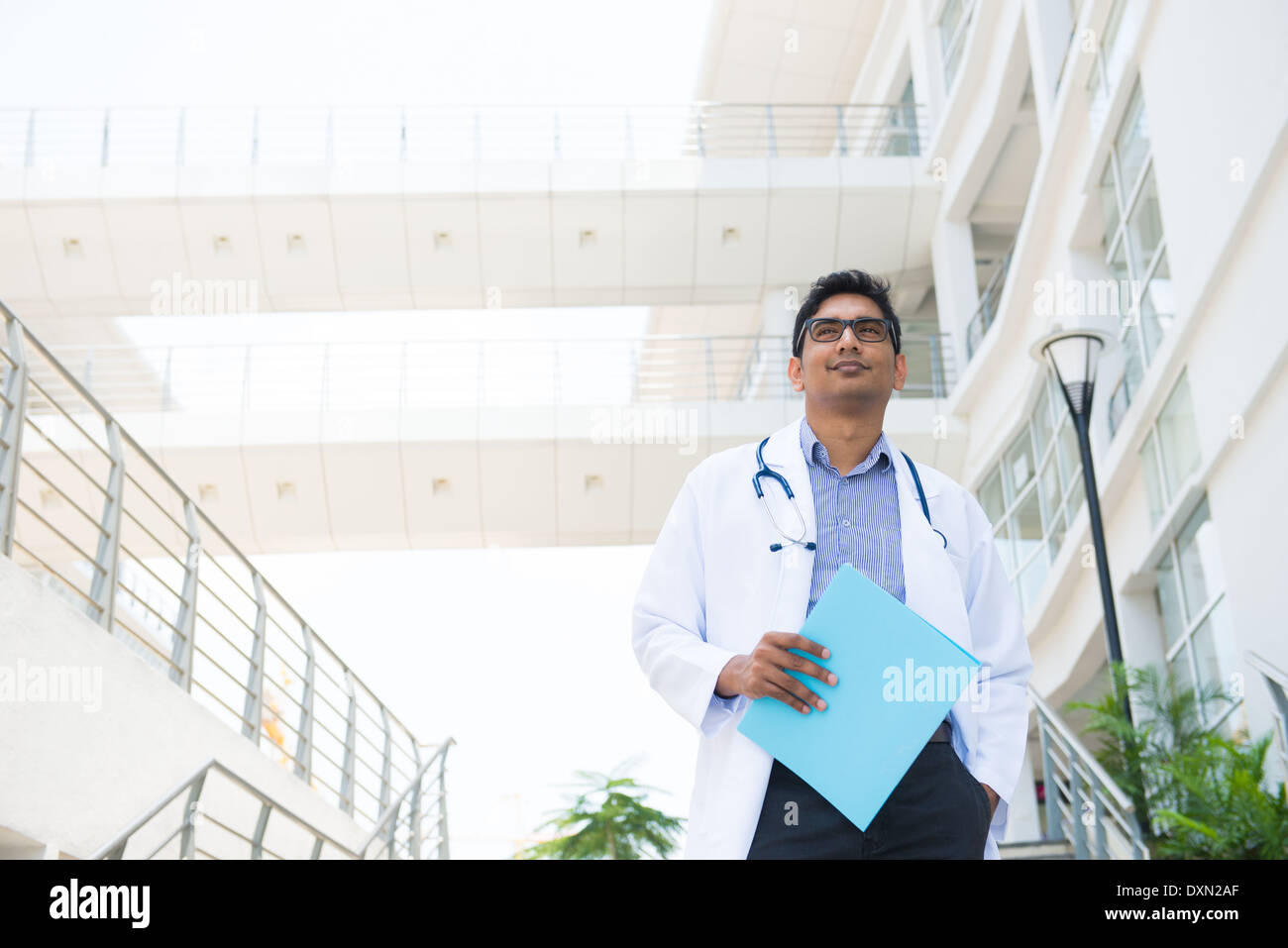 Indian male doctor hi-res stock photography and images - Alamy