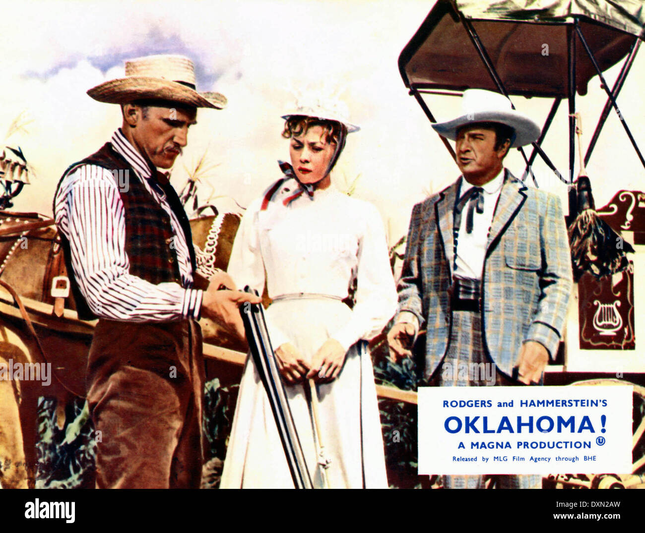 Eddie Albert Oklahoma OKLAHOMA!, Front, From Left: Jane Fischer,