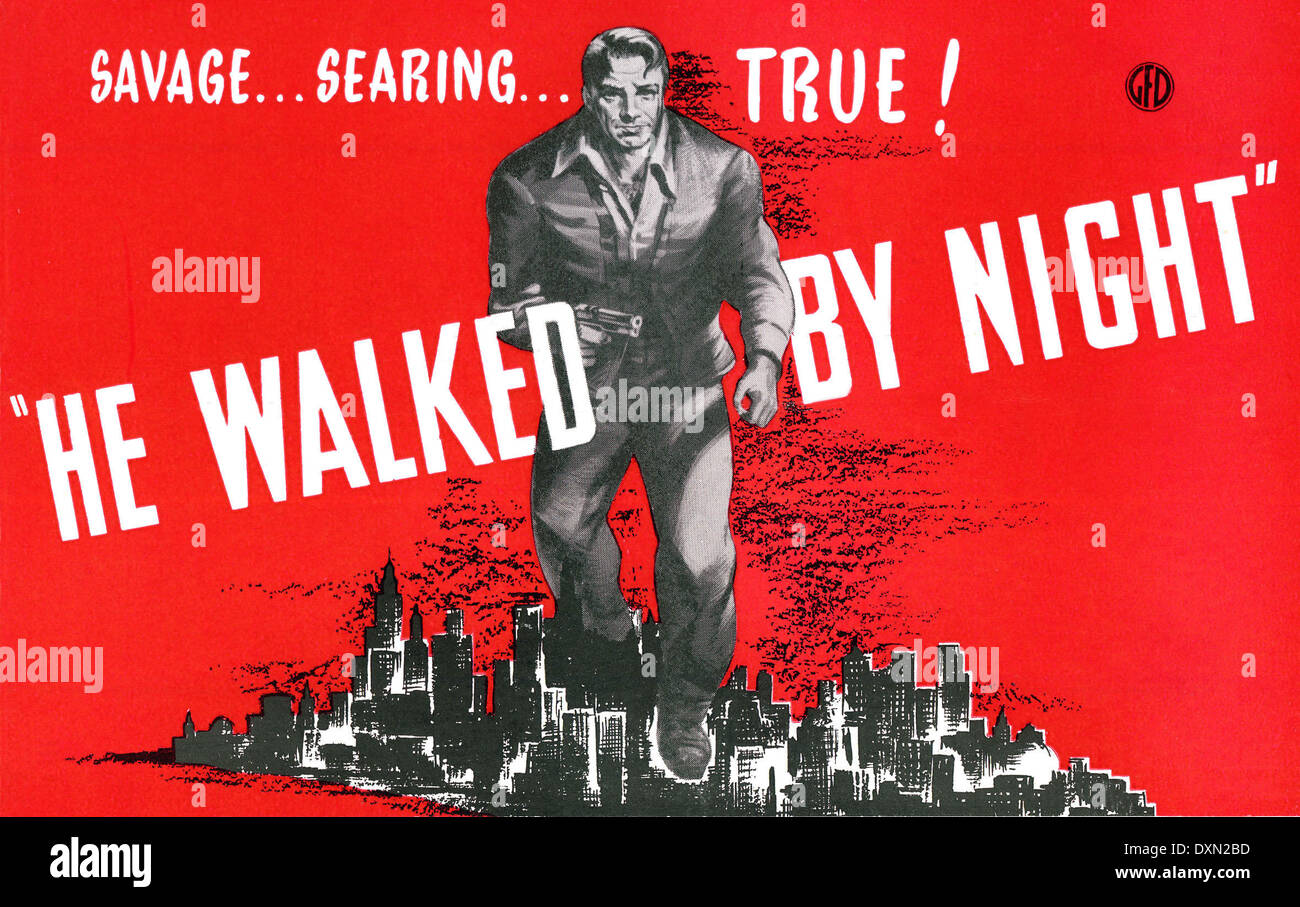 HE WALKED BY NIGHT Stock Photo - Alamy