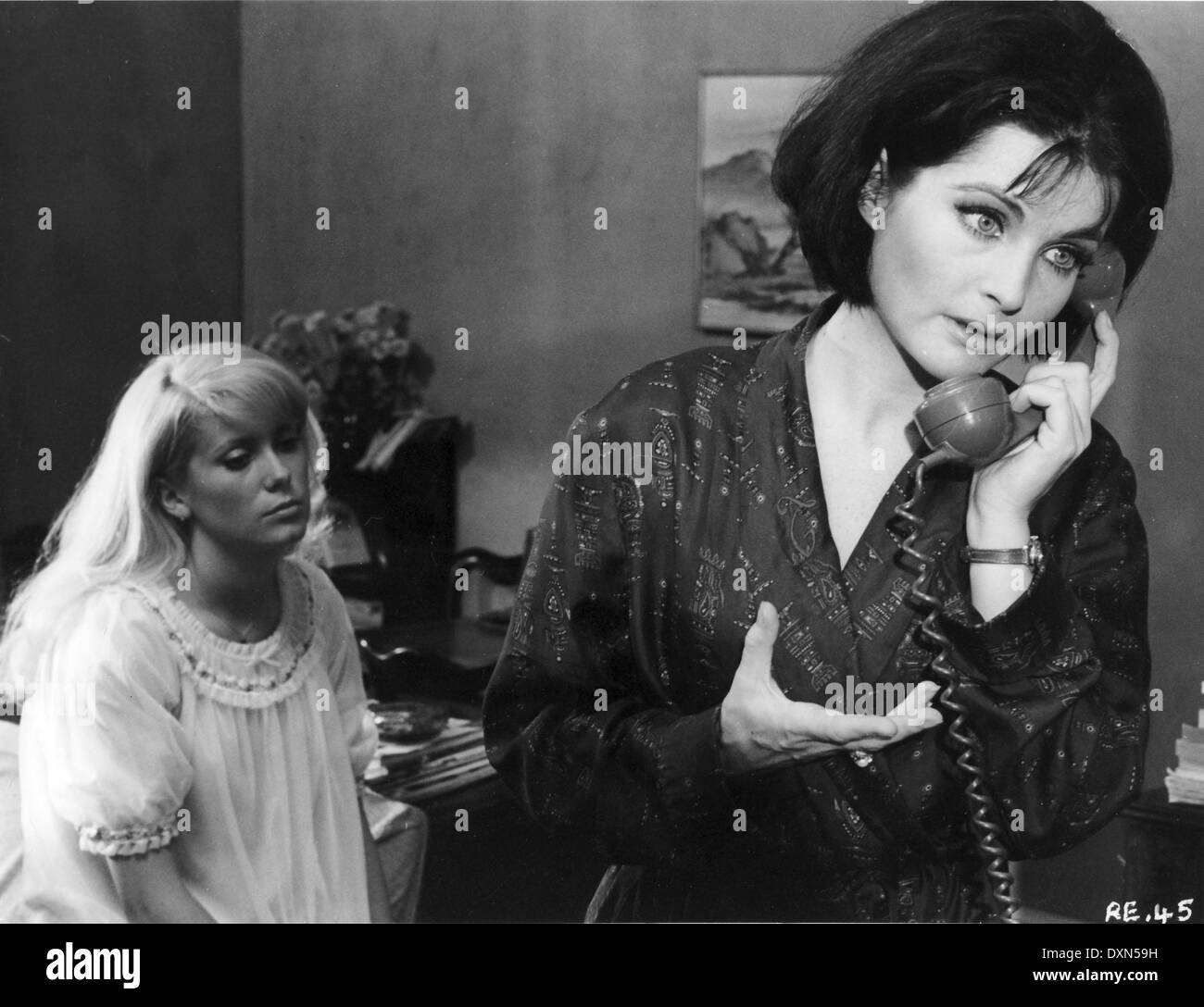 Repulsion (1965) Deneuve Black and White Stock Photos & Images - Alamy