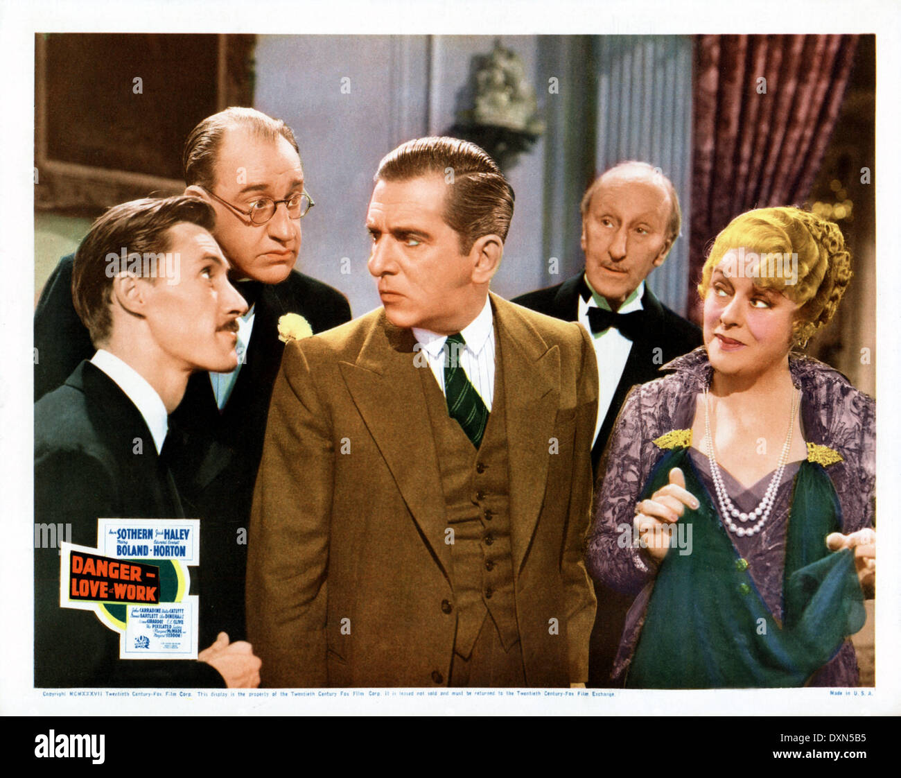 Danger love at work 1937 hi-res stock photography and images - Alamy