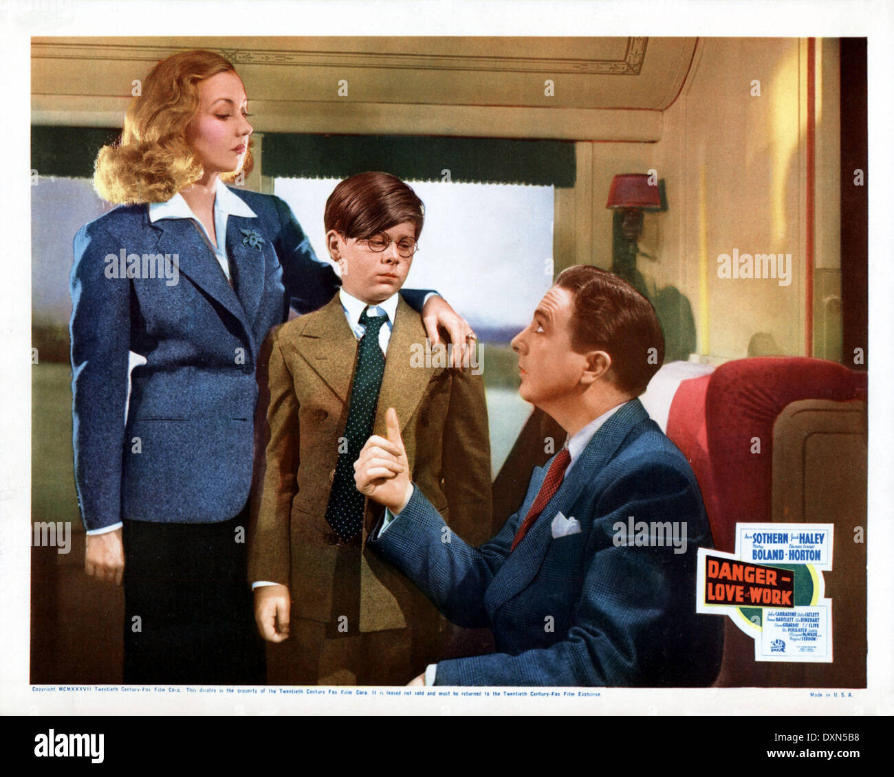 DANGER - LOVE AT WORK Stock Photo - Alamy