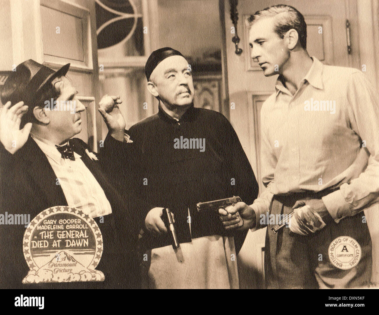 THE GENERAL DIED AT DAWN Stock Photo - Alamy