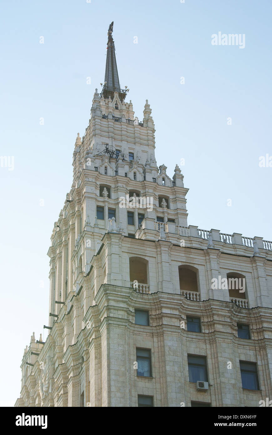 Old style skyscraper in Moscow Stock Photo - Alamy