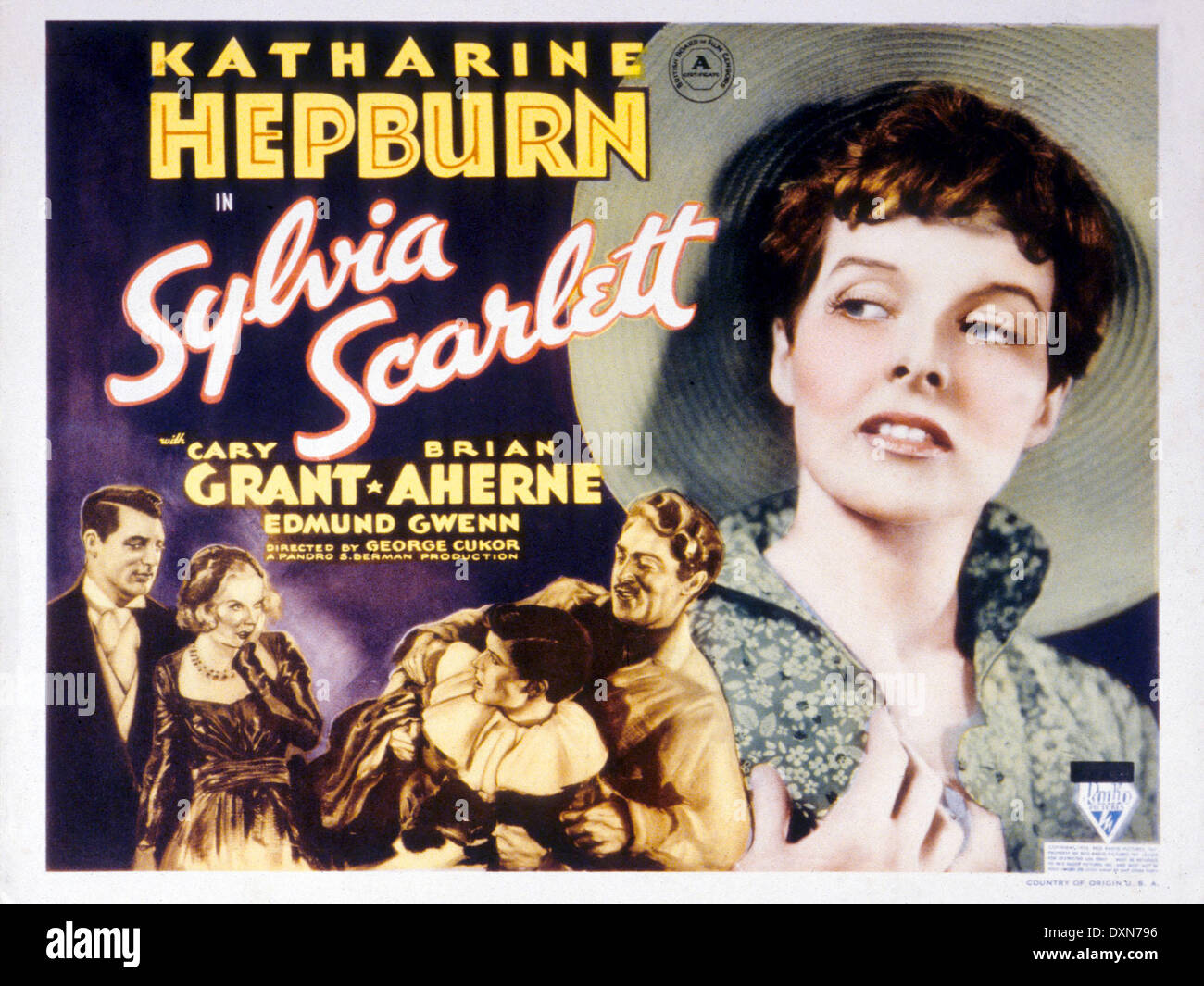 Sylvia scarlett 1935 katharine hepburn hi-res stock photography and images - Alamy