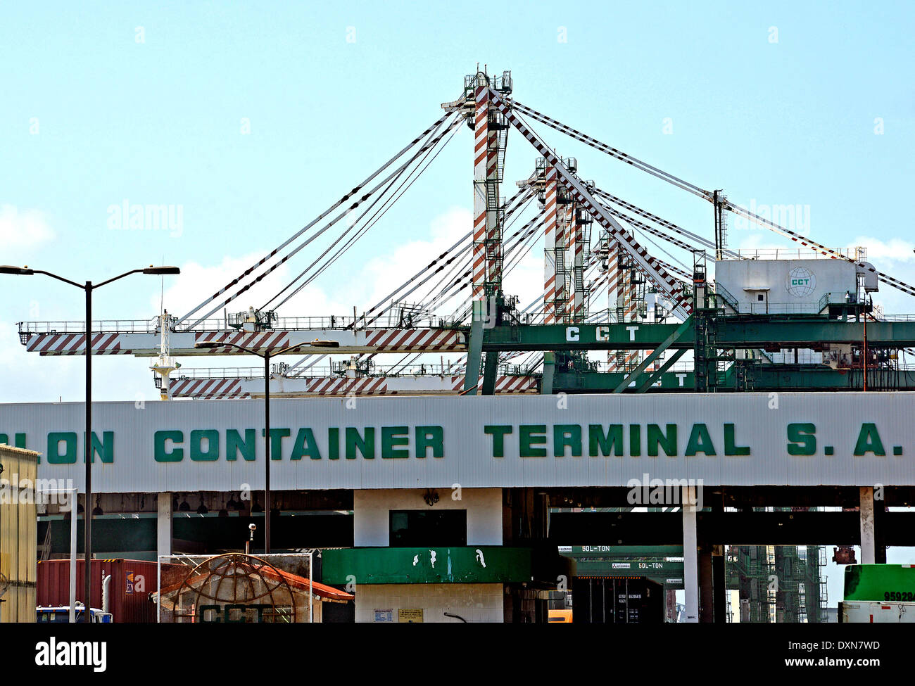 Colon Container Terminal S.A. Colon Panama Stock Photo - Alamy
