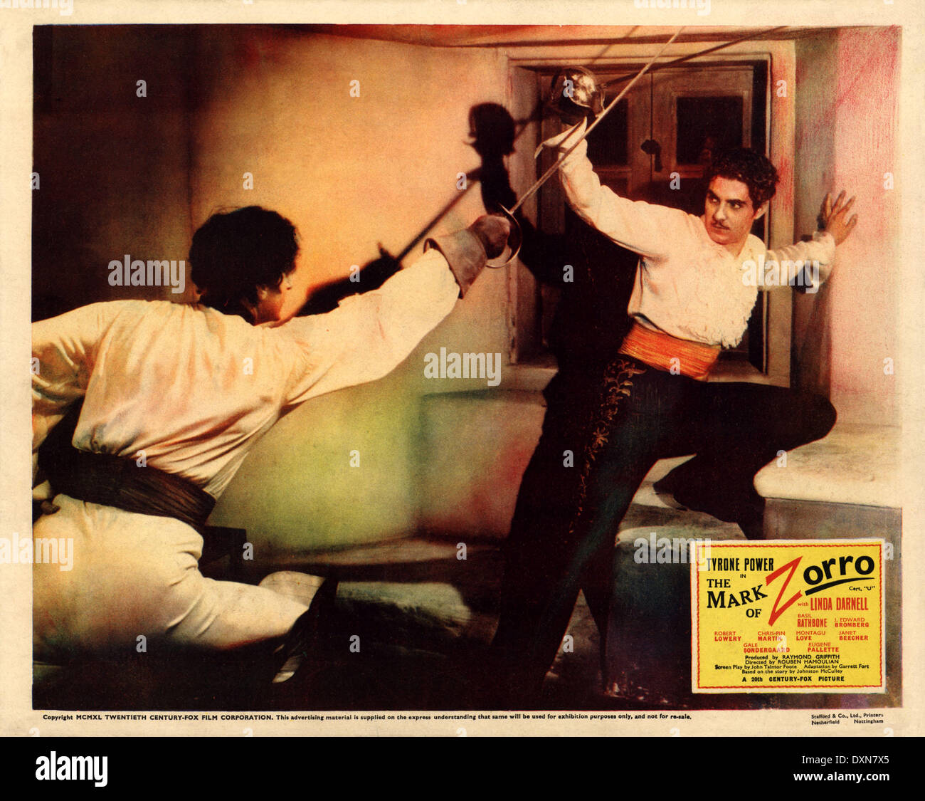 Tyrone power zorro hi-res stock photography and images - Alamy