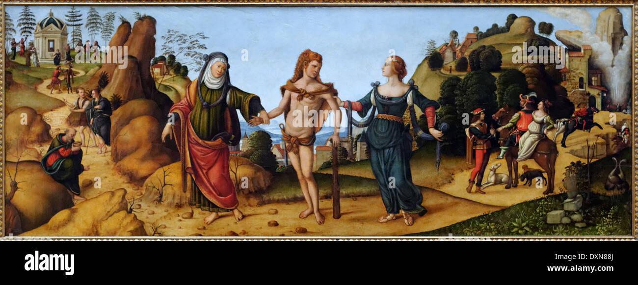 Niccolo Soggi - Hercules at the Crossroads - XVI th Century - Italian ...