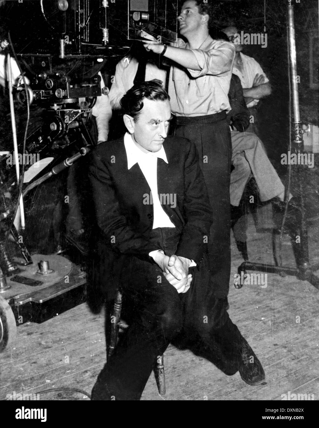David lean on set Black and White Stock Photos & Images - Alamy
