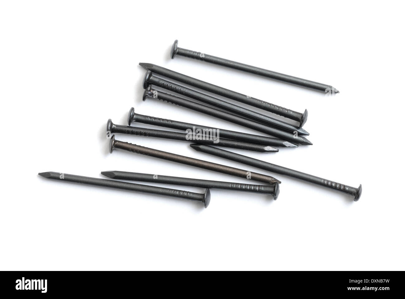 Black metal nails hi-res stock photography and images - Alamy