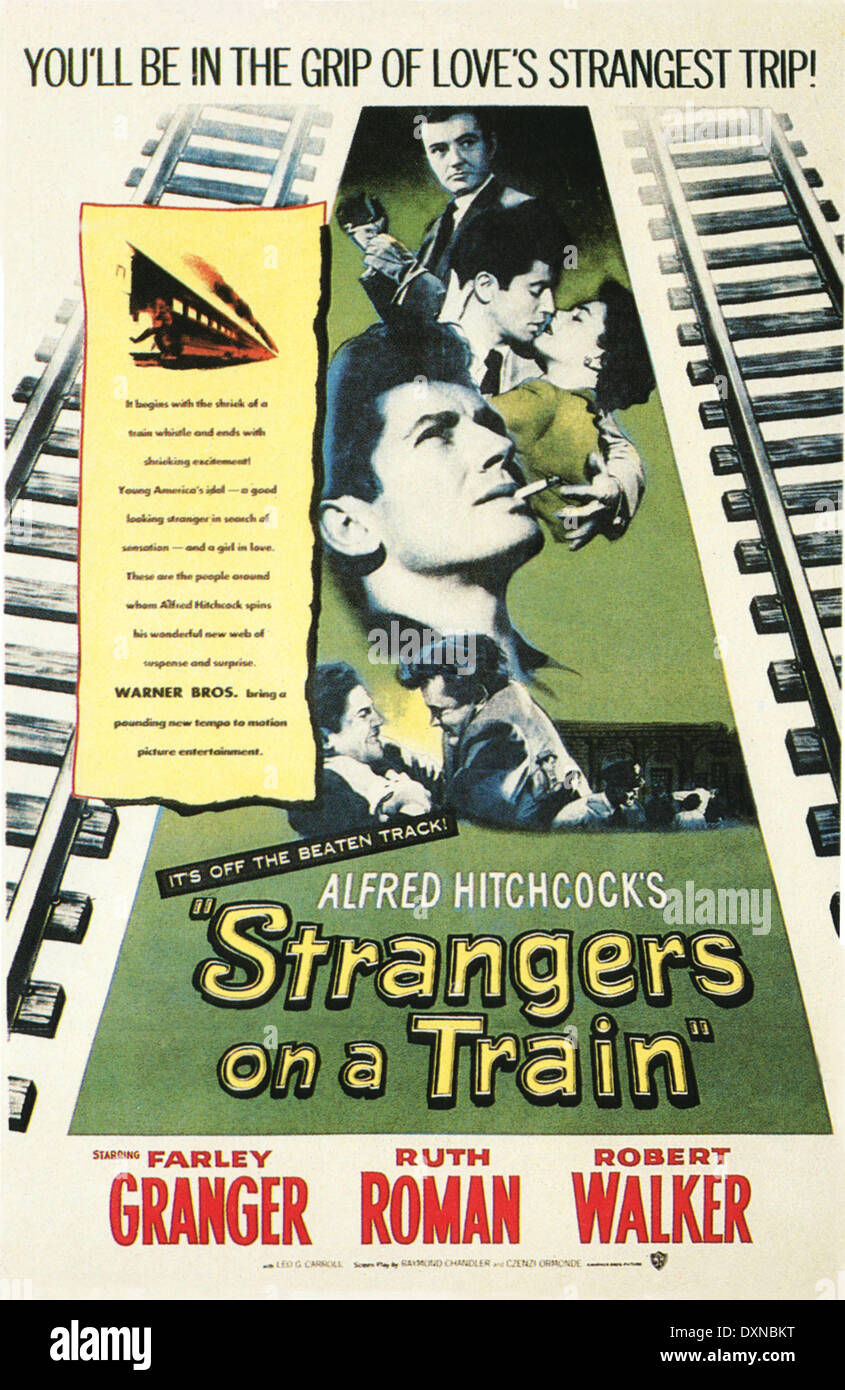 Strangers on a train film hi-res stock photography and images - Alamy