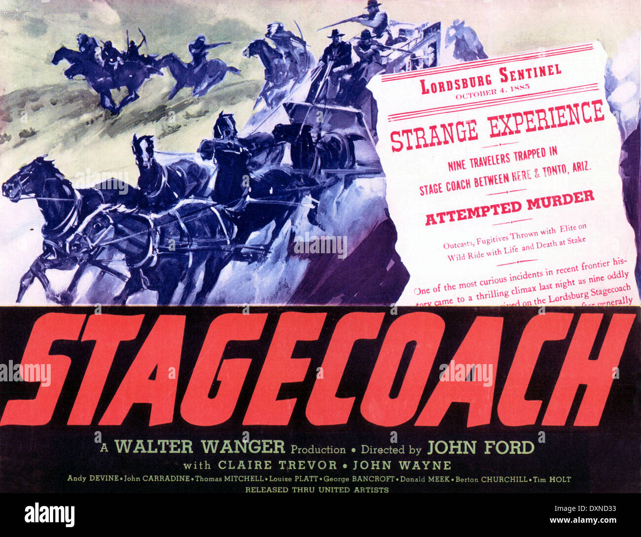 Stagecoach film hi-res stock photography and images - Alamy