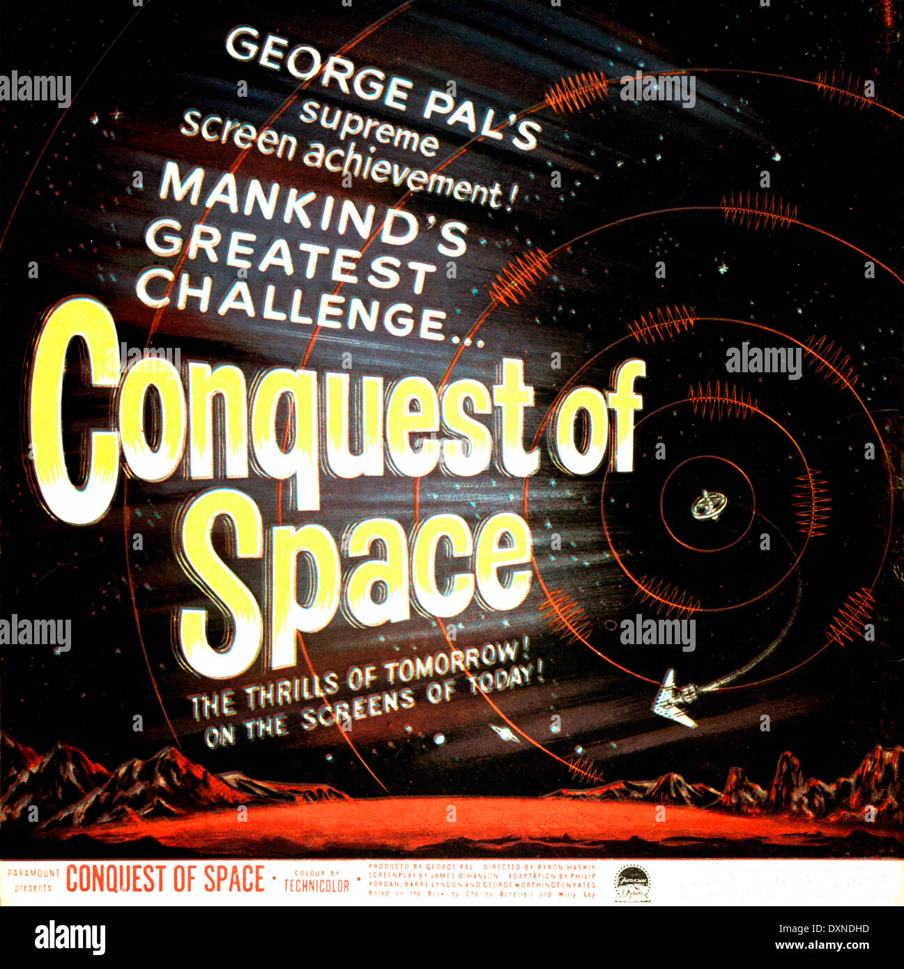 CONQUEST OF SPACE Stock Photo - Alamy