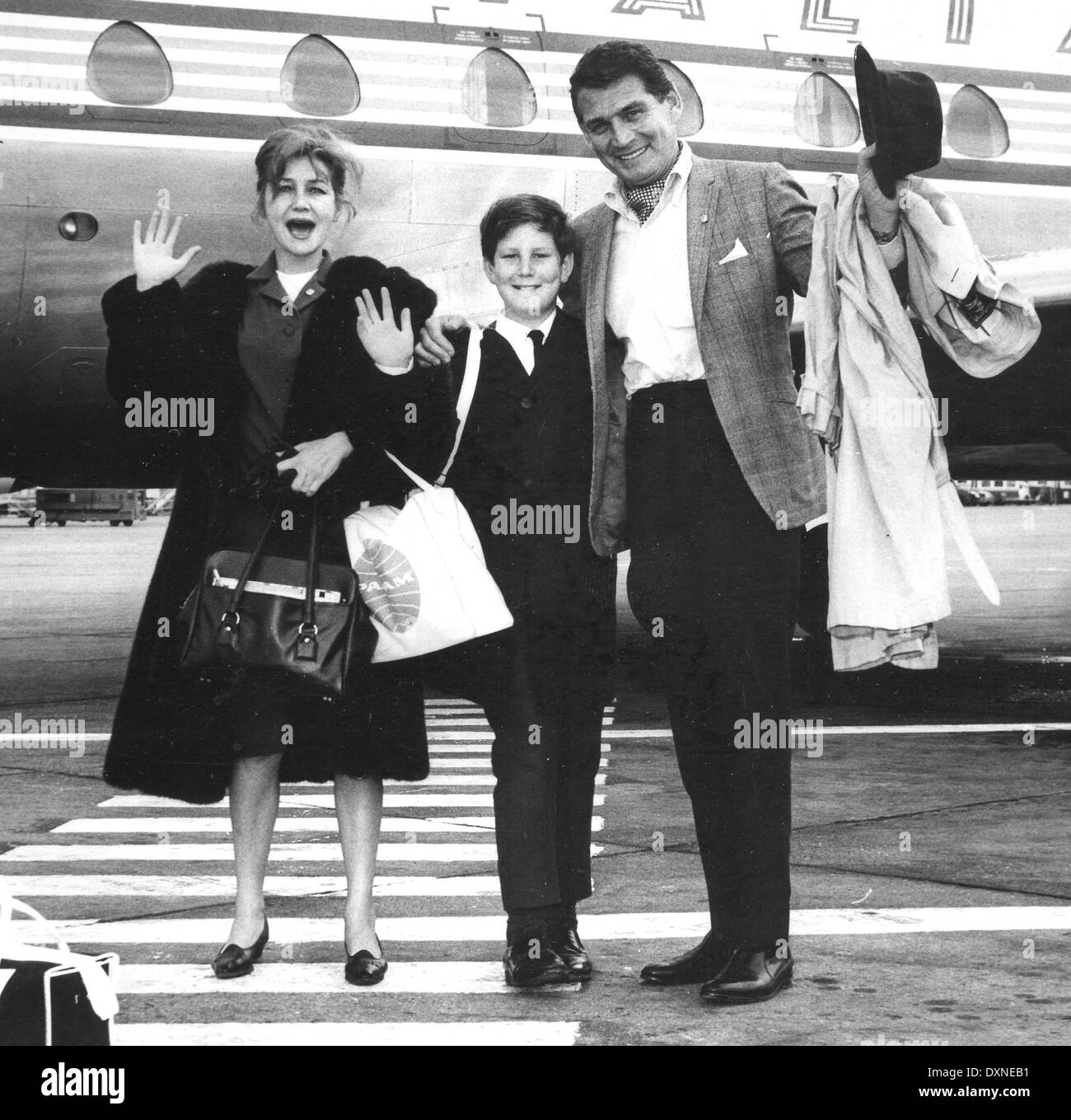 Gene barry family Black and White Stock Photos & Images - Alamy