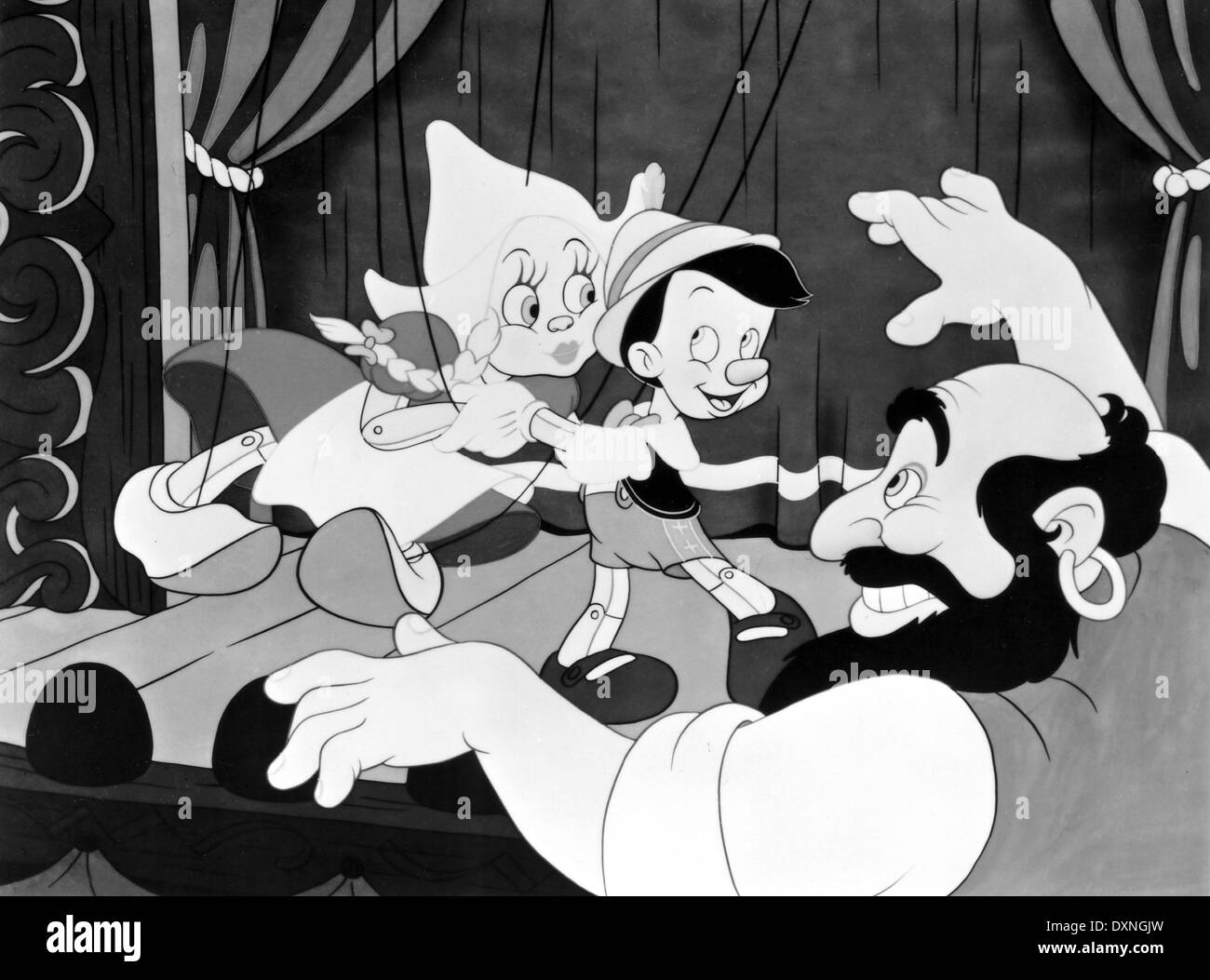 Disney pinocchio Black and White Stock Photos & Images - Alamy