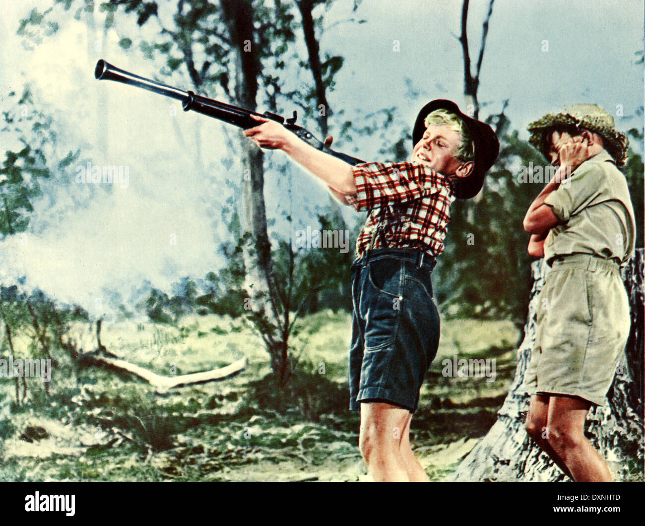 SMILEY GETS A GUN Stock Photo - Alamy