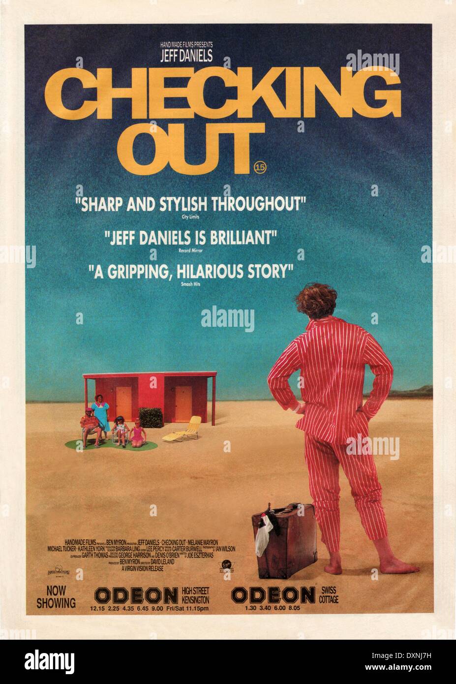 Checking Out Poster Stock Photo - Alamy