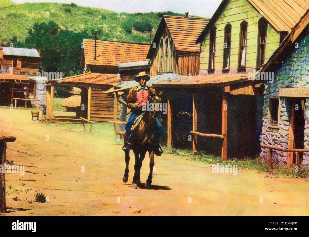 THE STRANGER WORE A GUN Stock Photo - Alamy