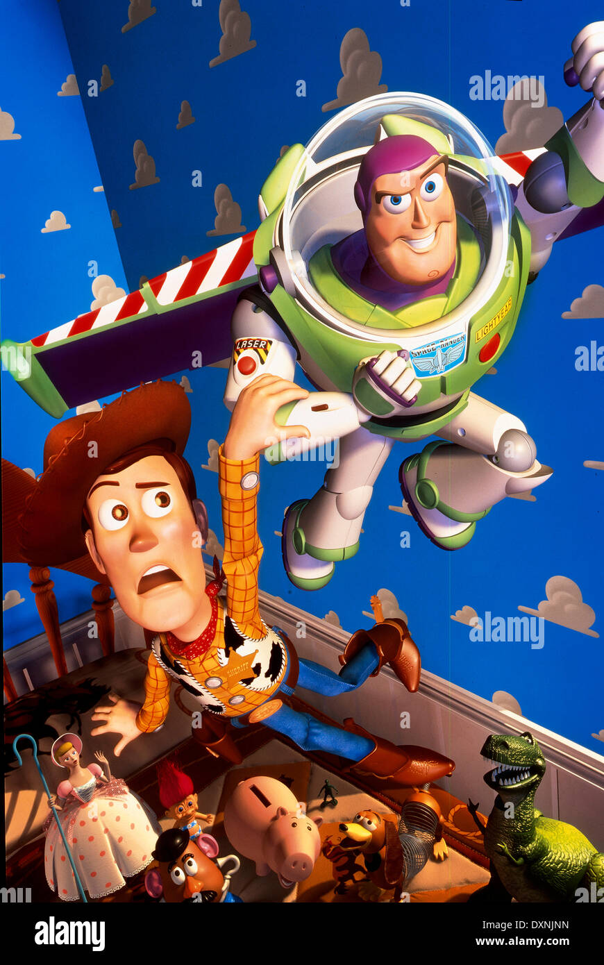 Toy story 1995 woody buzz hi-res stock photography and images - Alamy