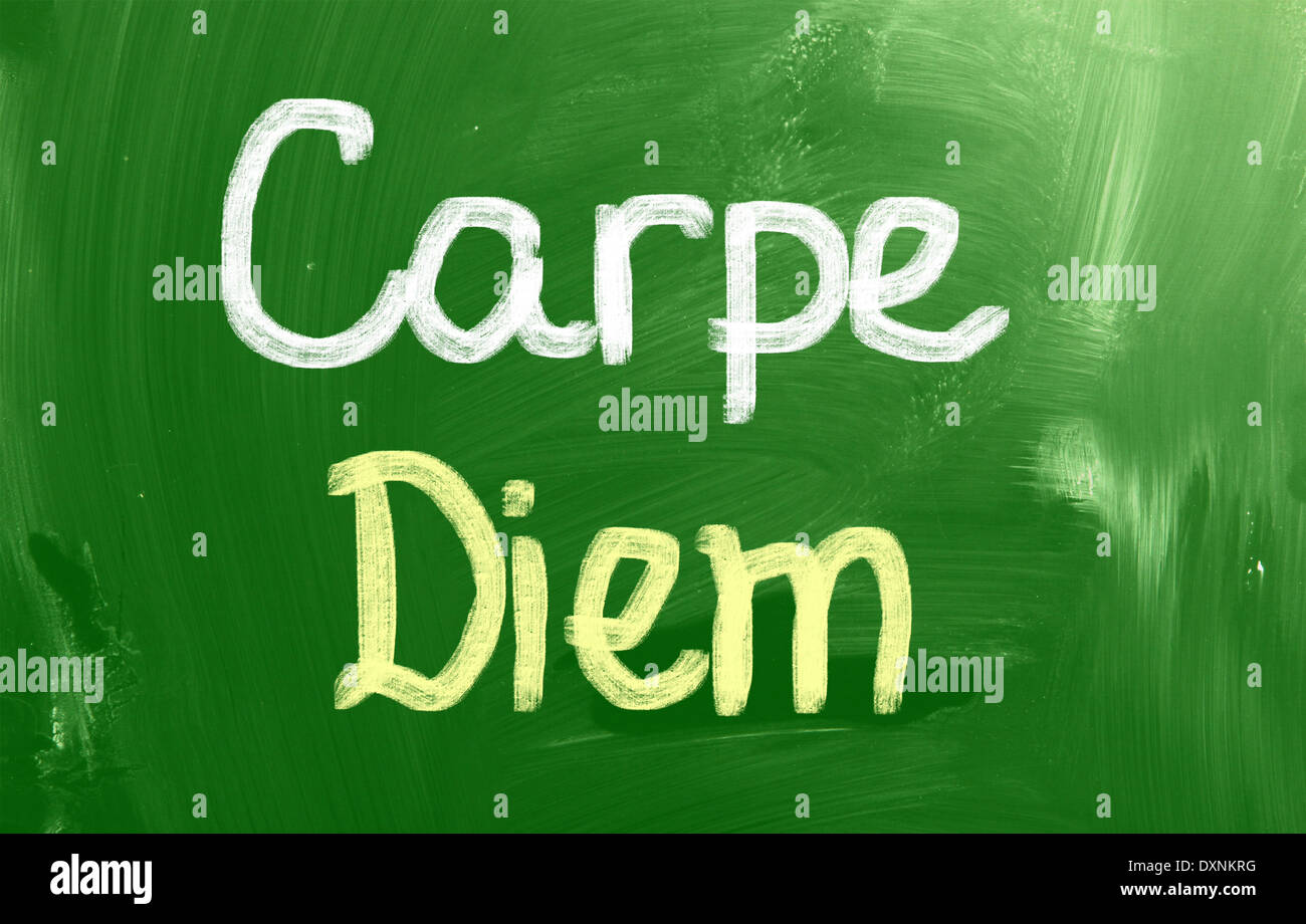 Carpe Diem Concept Stock Photo - Alamy