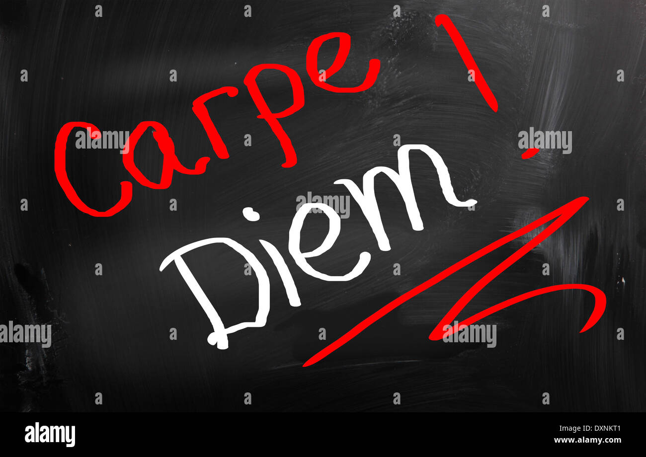Carpe Diem Concept Stock Photo - Alamy