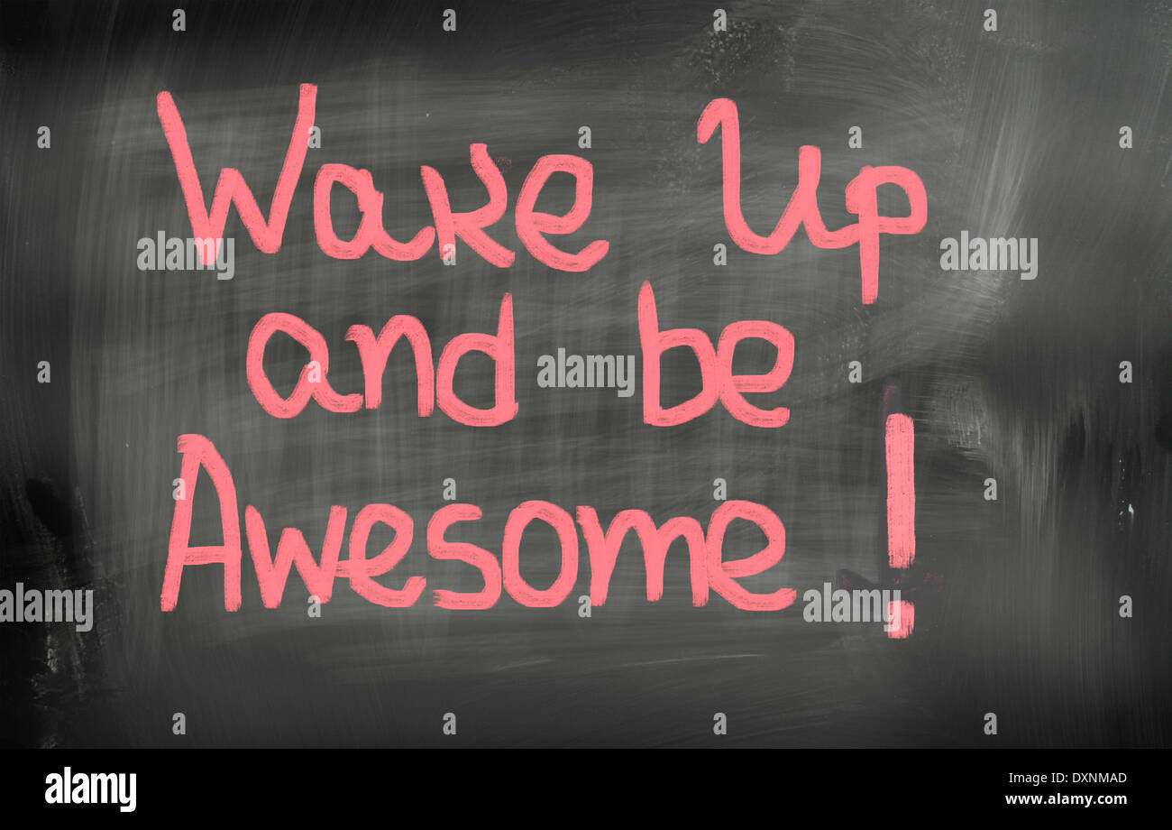 Wake Up Concept Stock Photo - Alamy