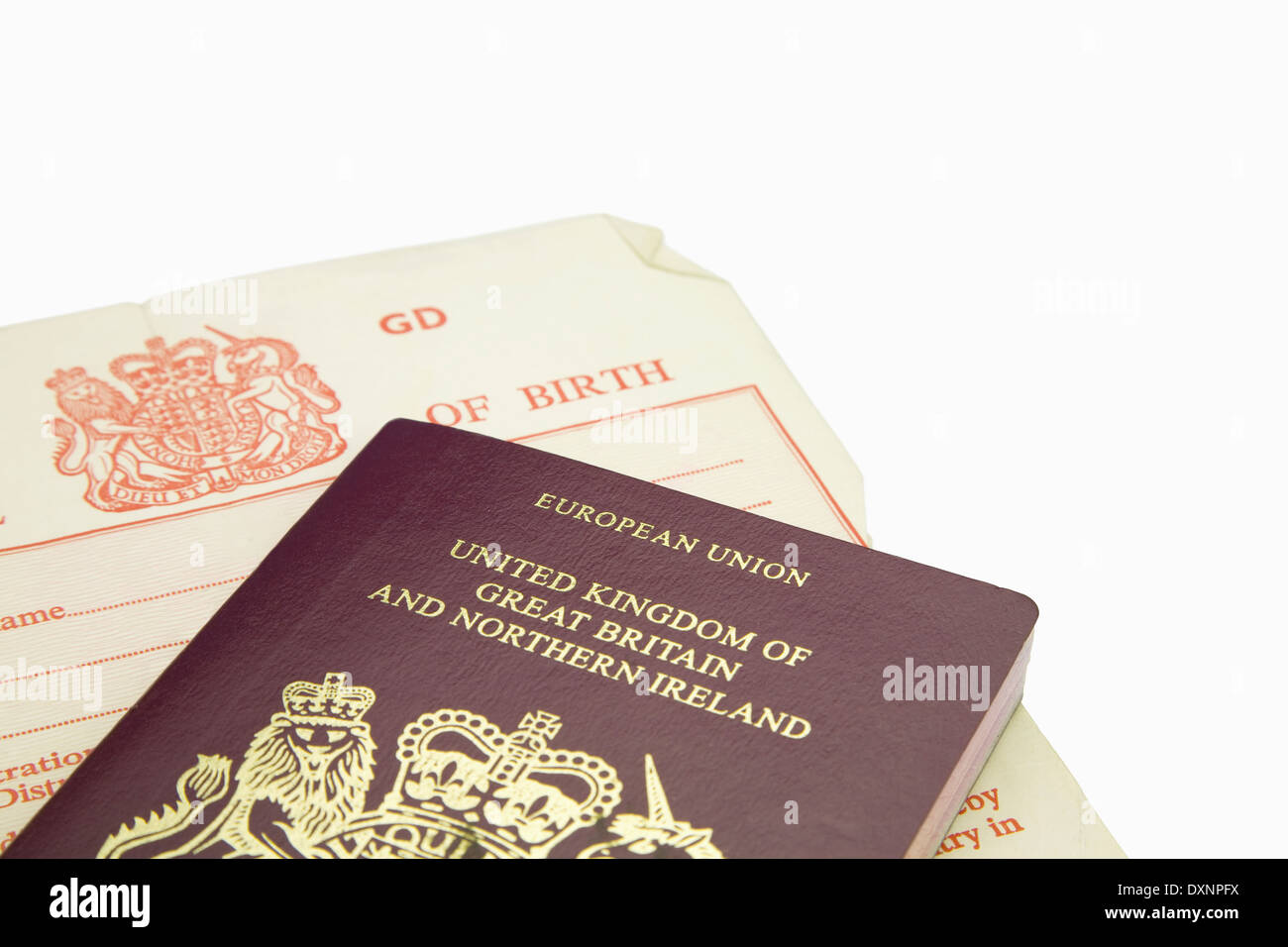British birth certificate hi-res stock photography and images - Alamy