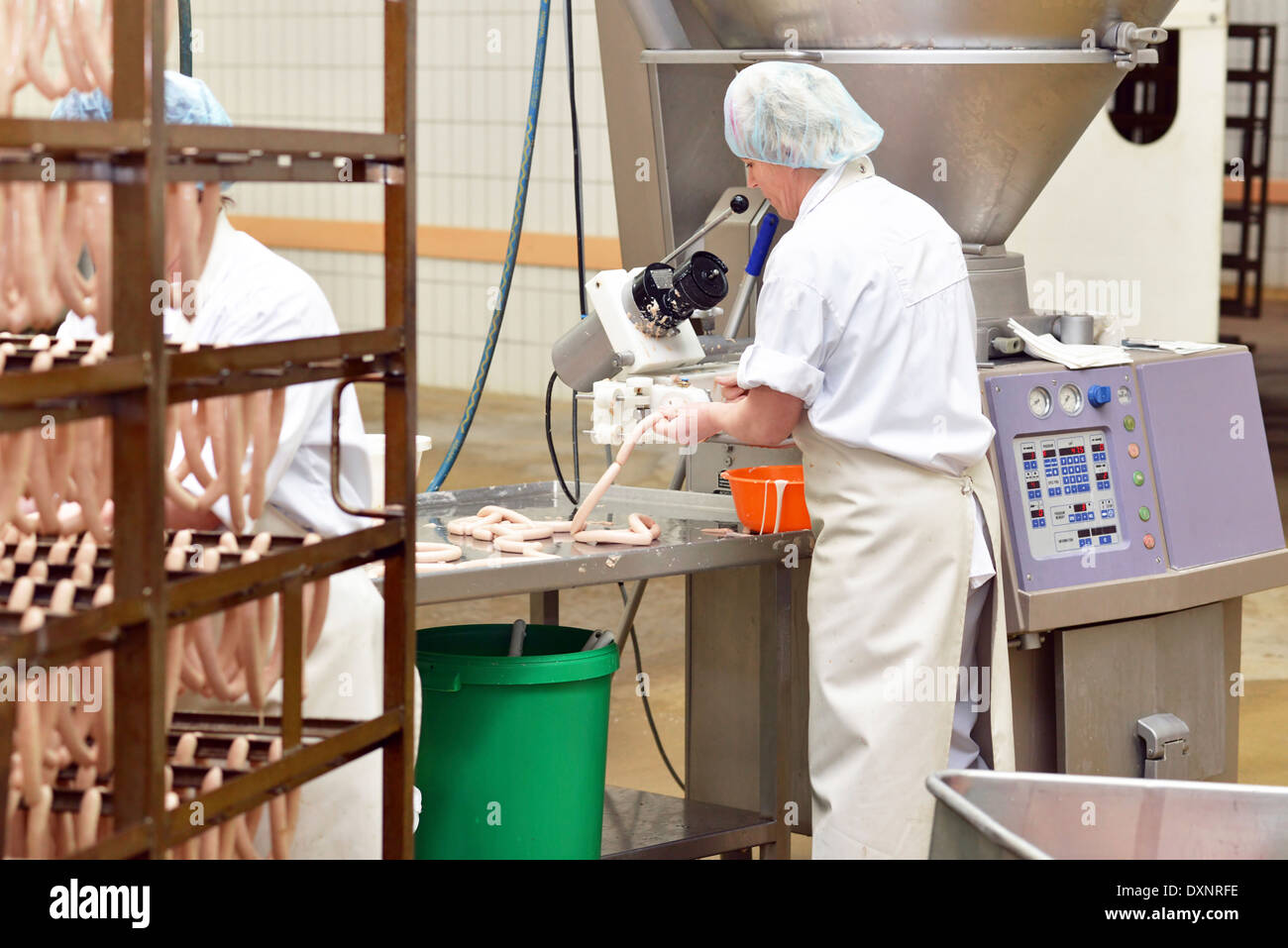 Meat processing plant workers hi-res stock photography and images - Alamy