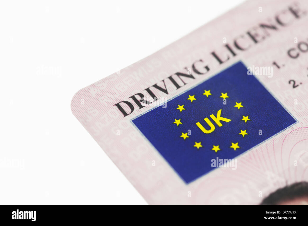 UK Driving Licence Stock Photo - Alamy