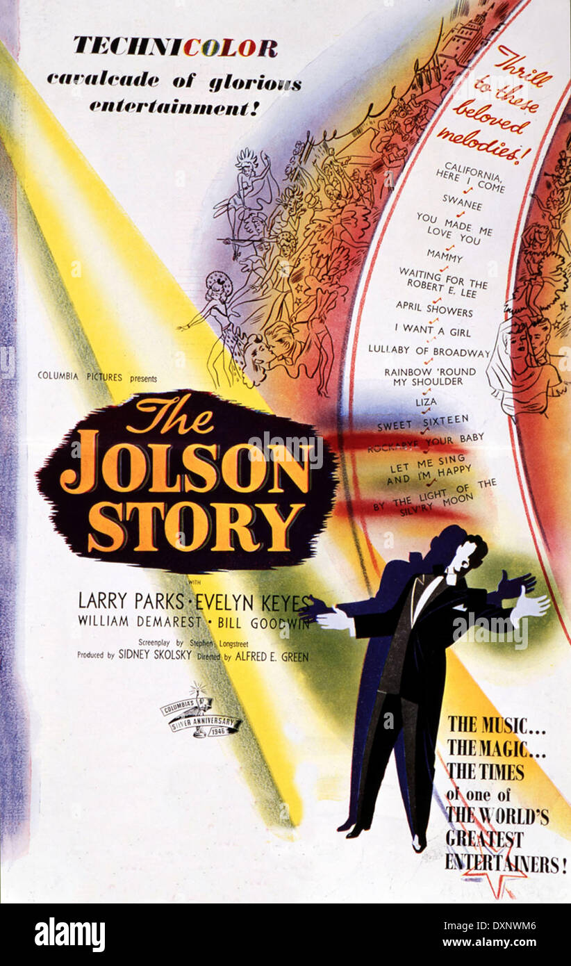 THE JOLSON STORY Stock Photo - Alamy