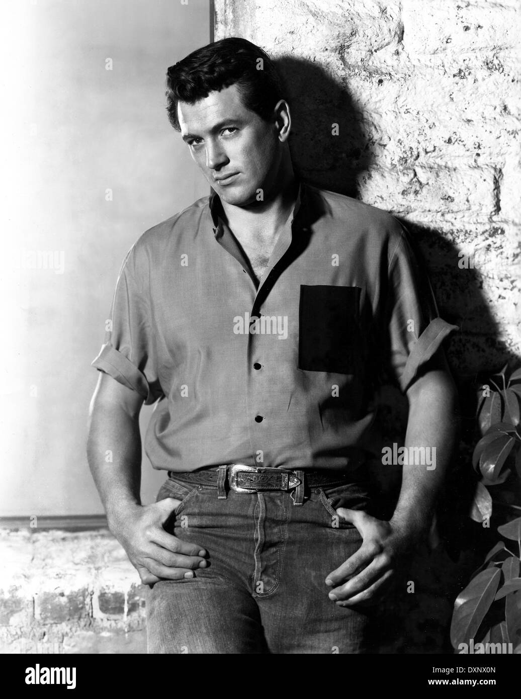 Rock hudson and 1985 Black and White Stock Photos & Images - Alamy
