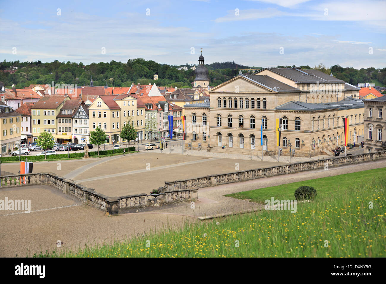 Germany, Bavaria, Coburg, Theaterplatz and Theatre Stock Photo - Alamy