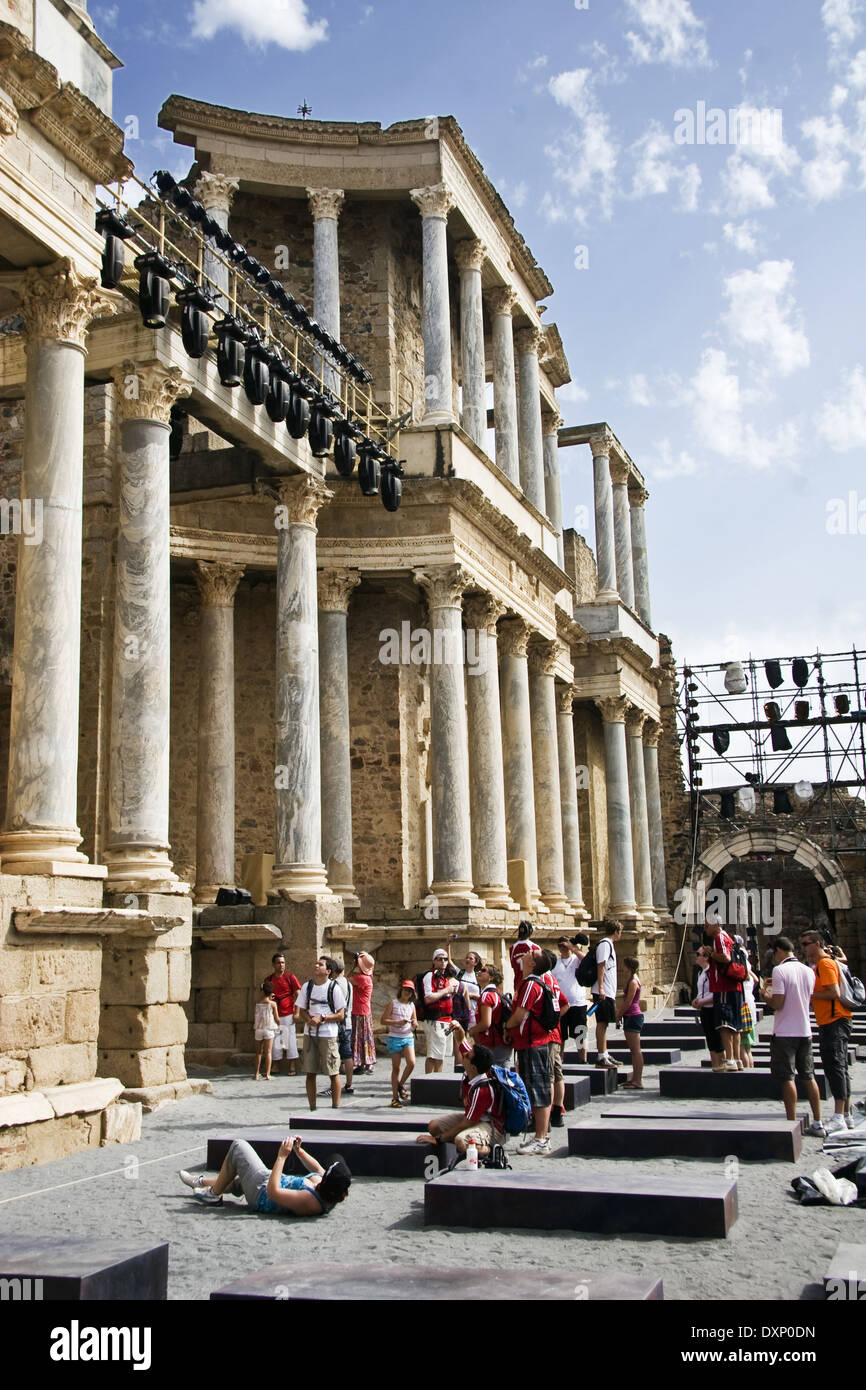 Mérida, spain roman theater hi-res stock photography and images - Alamy