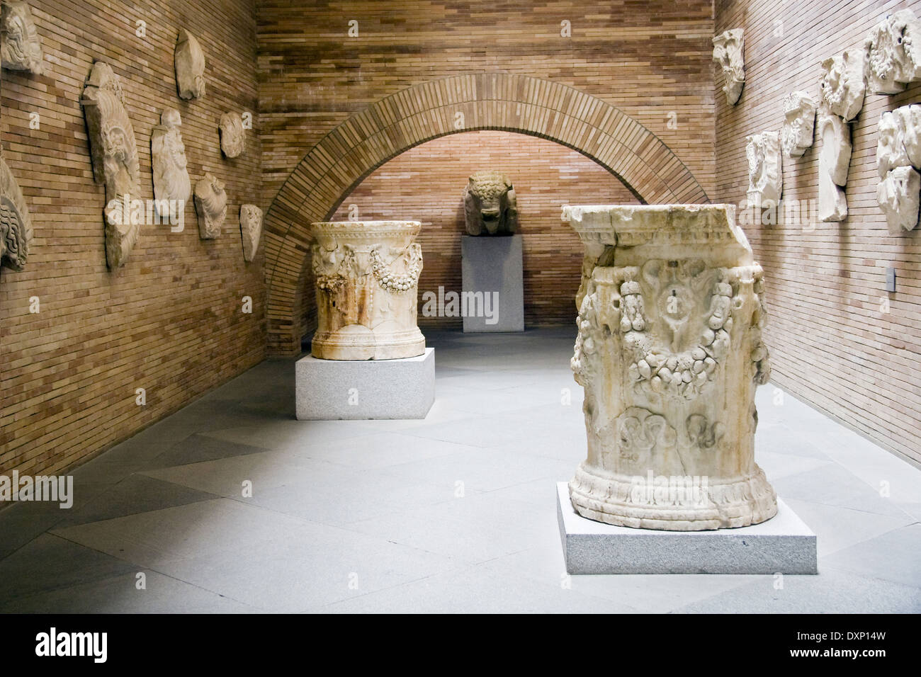 Roman art museum, Merida Stock Photo - Alamy